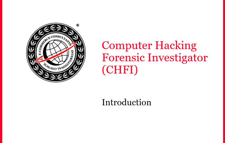 Computer Hacking Forensic Investigator (CHFI) Training in Delhi - CRAW ... Computer Hacking Forensic Investigator (CHFI) Training in Delhi - CRAW ...